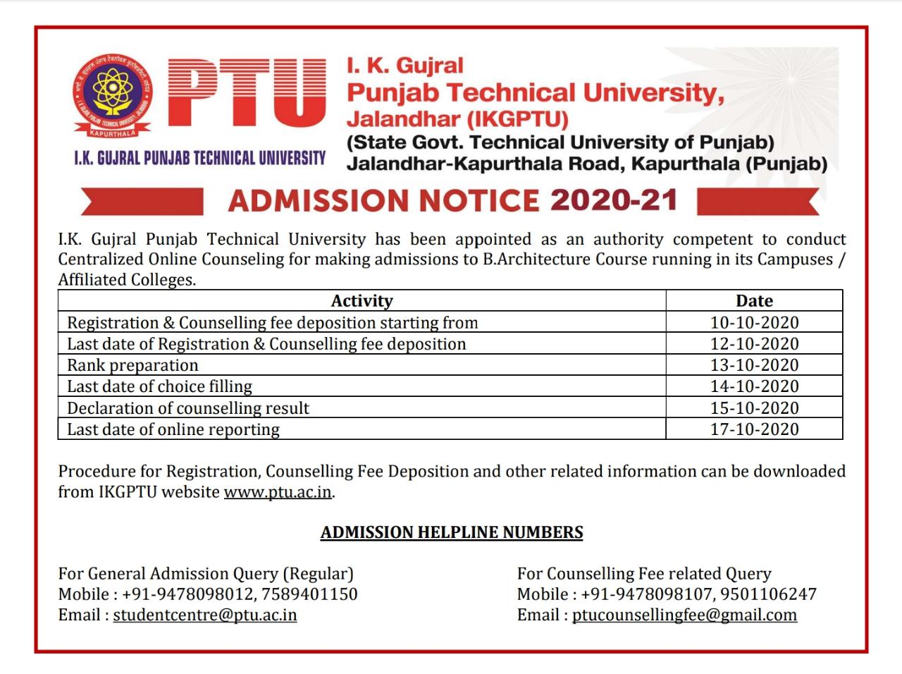 GNDEC School of Architecture